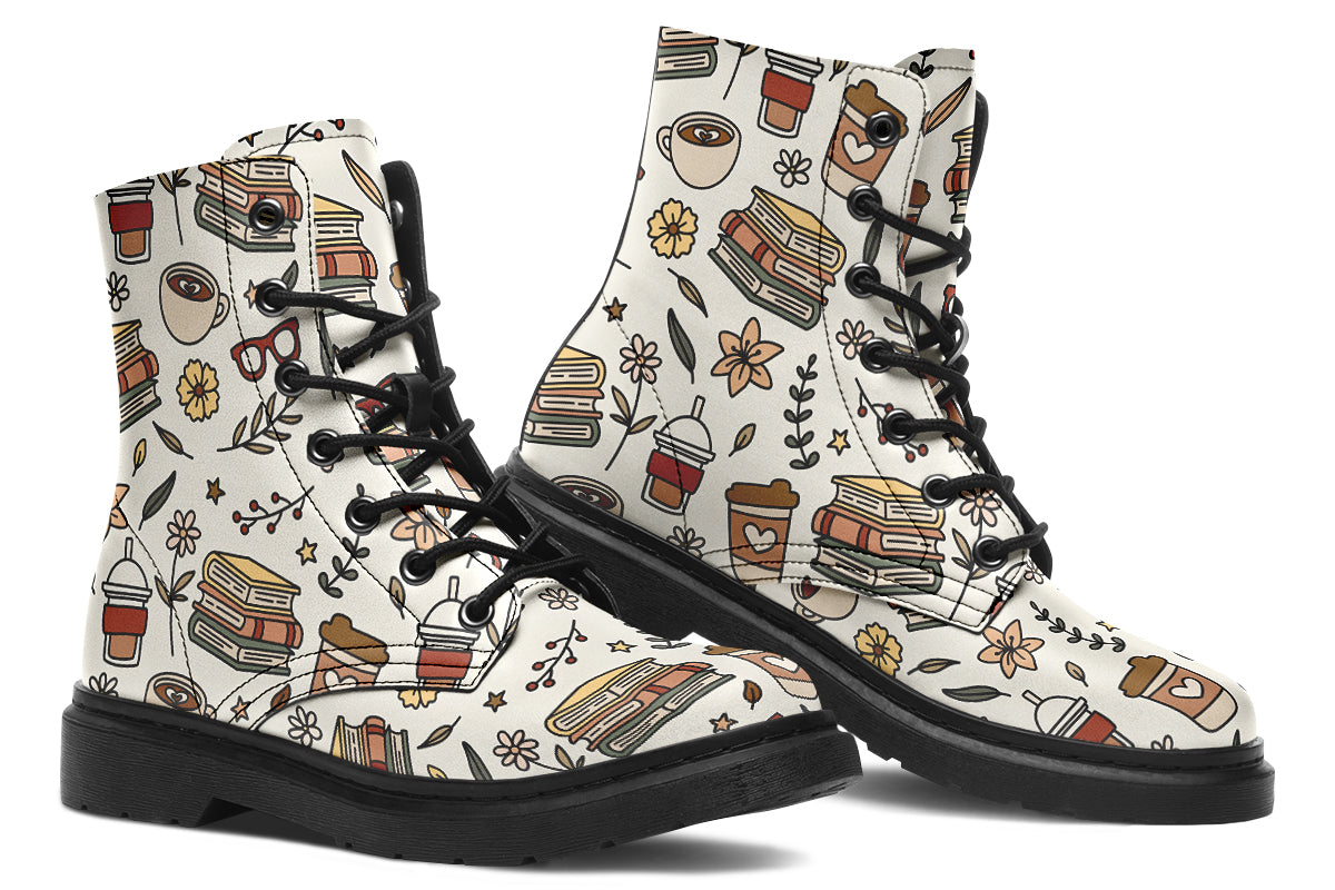 Coffee And Books Boots – Offbeat Sweetie