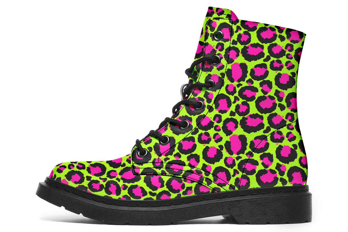 Neon Leopard Boots – Offbeat Sweetie