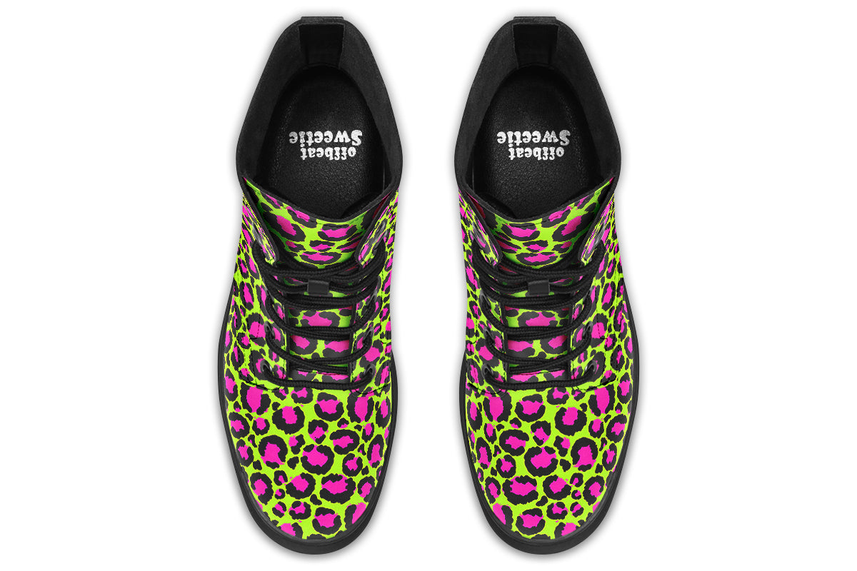 Neon Leopard Boots – Offbeat Sweetie
