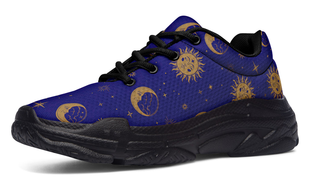 Sun Moon And Stars Chunky Sneakers – Offbeat Sweetie