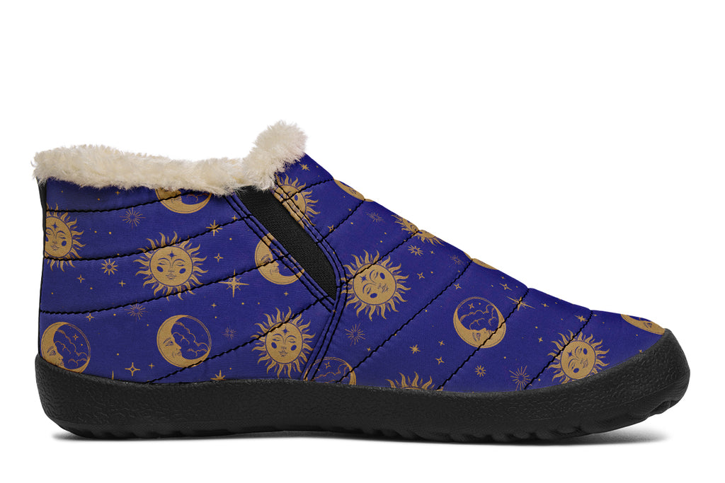 Sun Moon And Stars Winter Shoes – Offbeat Sweetie
